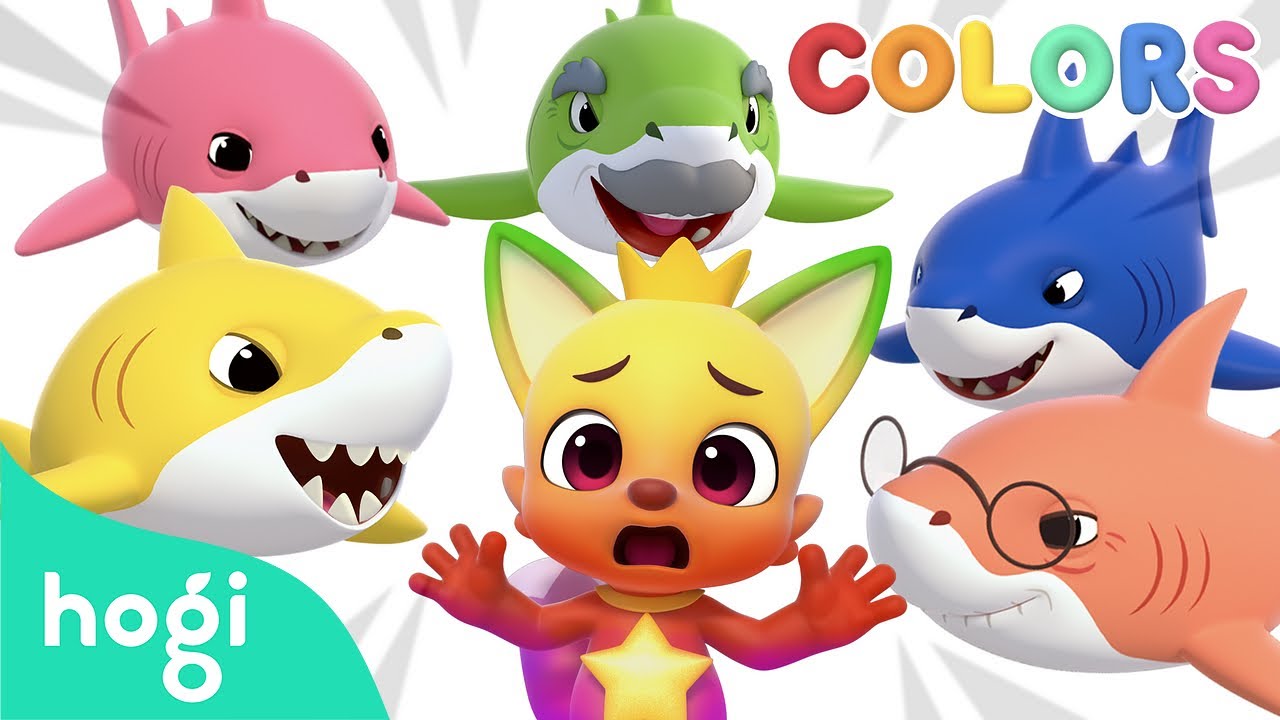 Run, Pinkfong! Learn Colors with Shark Family Race 🦈 | Colors for Kids ...