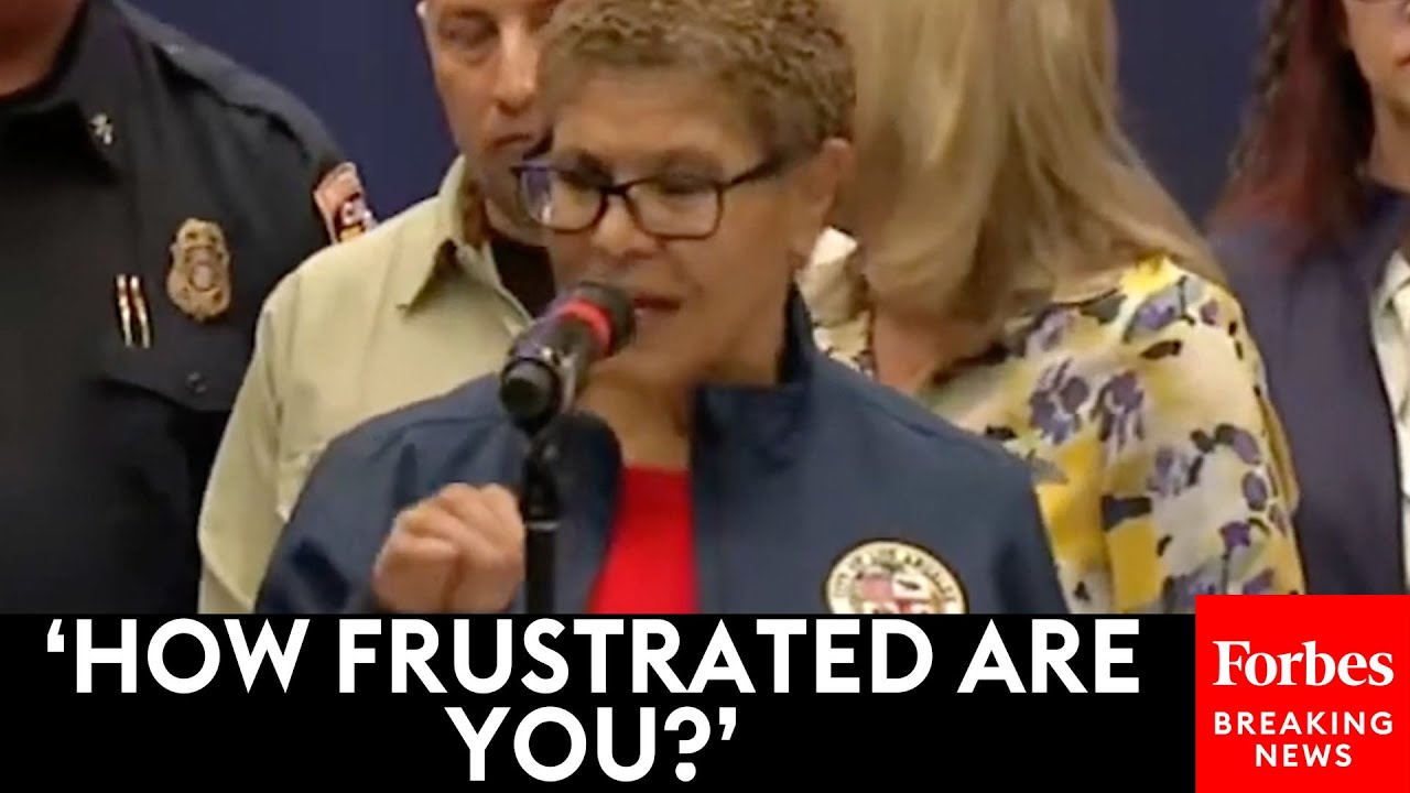 MUST WATCH: Mayor Bass Asked Point Blank About Fire Hydrants Having No ...