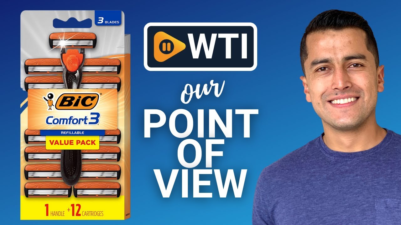 BIC Comfort 3 Refillable Razors for Men | Our Point Of View - YouTube