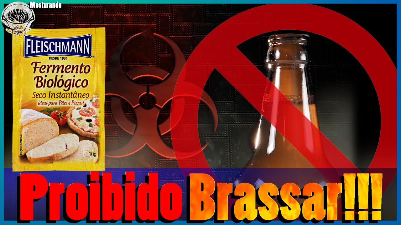 Proibido Brassar! Fake American Light Lager com FERMENTO DE PÃO ...