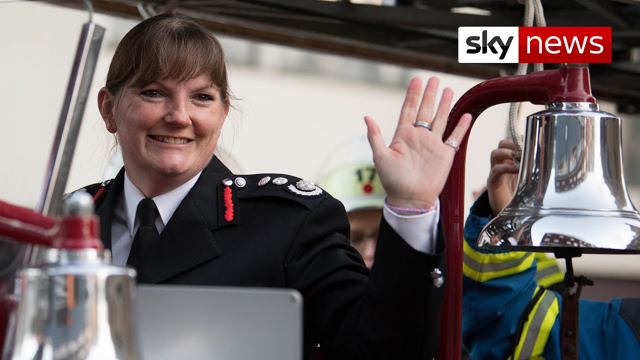 London's first female fire chief Dany Cotton retires - YouTube