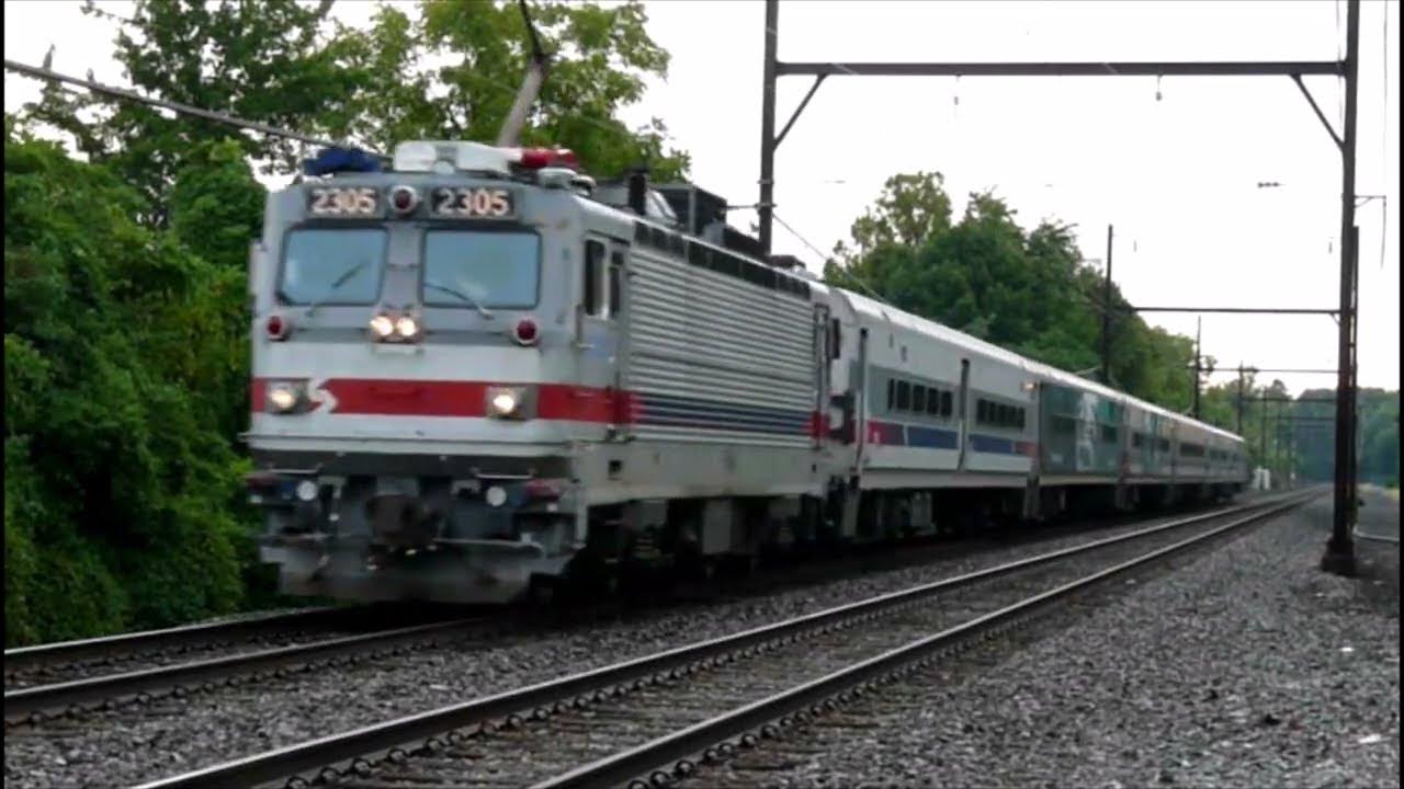 20160921222324 September 2016 SEPTA AEM-7 Leased Amtrak ACS-64 MARC coaches NJT ALP-46 Comet CSX ...