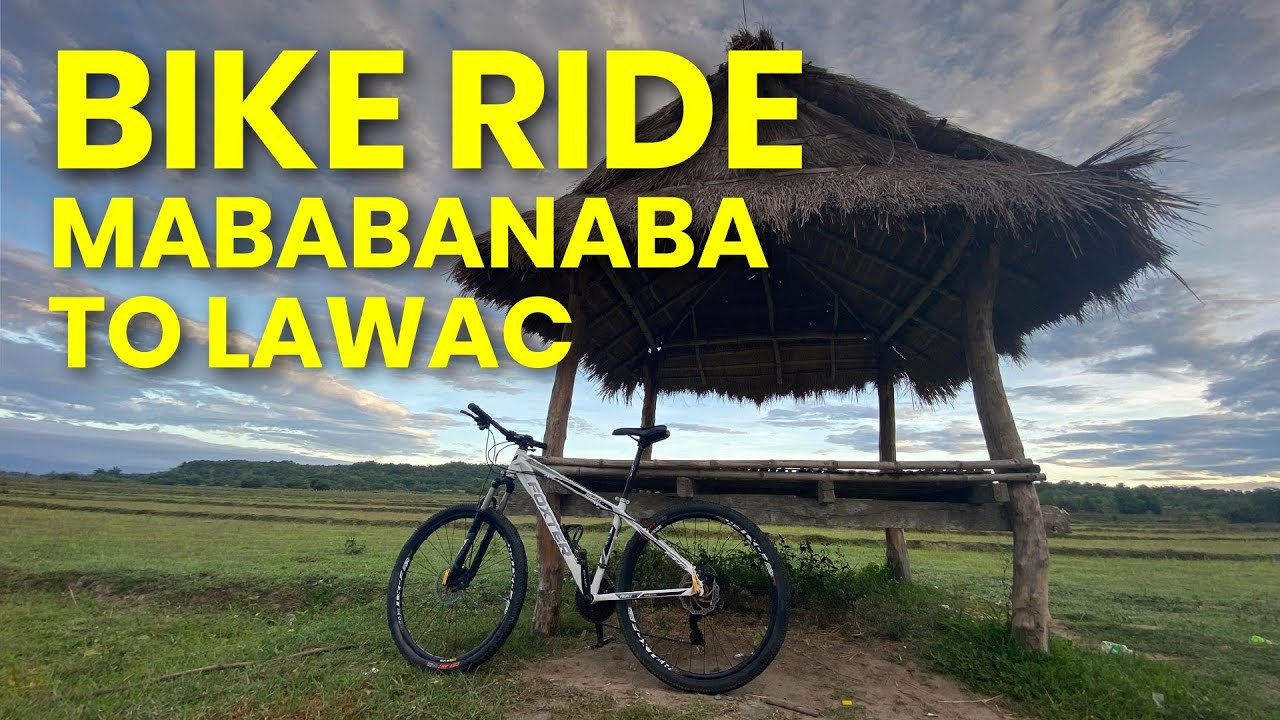 BIKE RIDE MABABANABA-LAWACAMULAG ROUTE/ PART 1 - YouTube