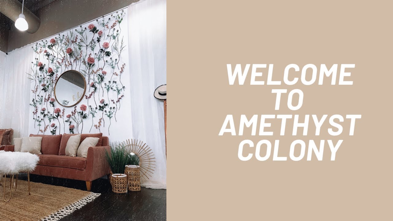WELCOME TO AMETHYST COLONY | boutique tour - YouTube