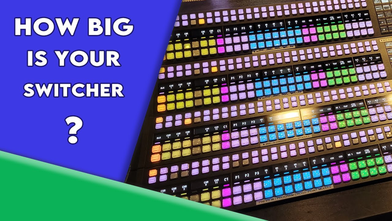 How big is your switcher? - YouTube