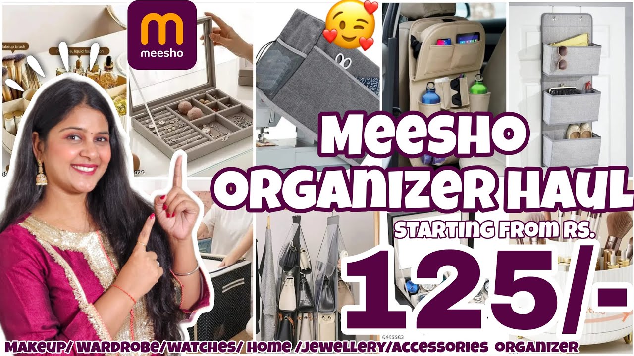 Meesho Haul | All Under Budget | Home/Wardrobe/Jewellery | Meesho ...