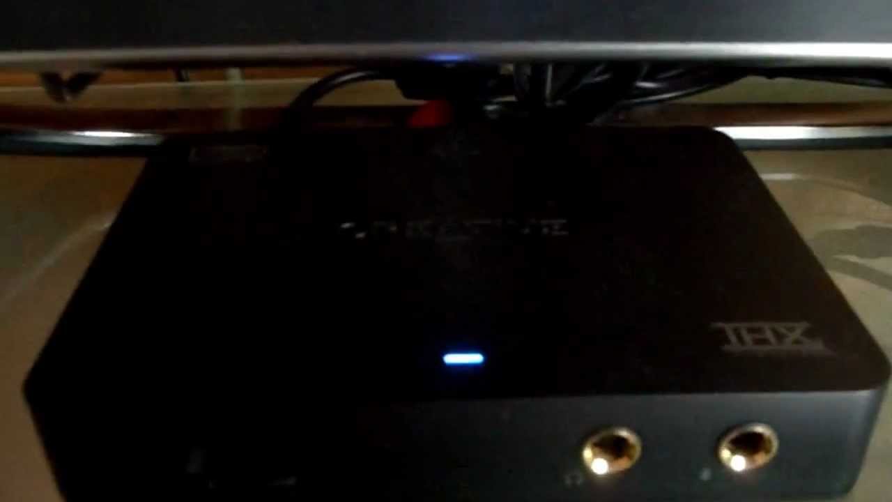 LOGITECH Z623 THX + Creative Sound Blaster X-Fi HD USB THX - YouTube