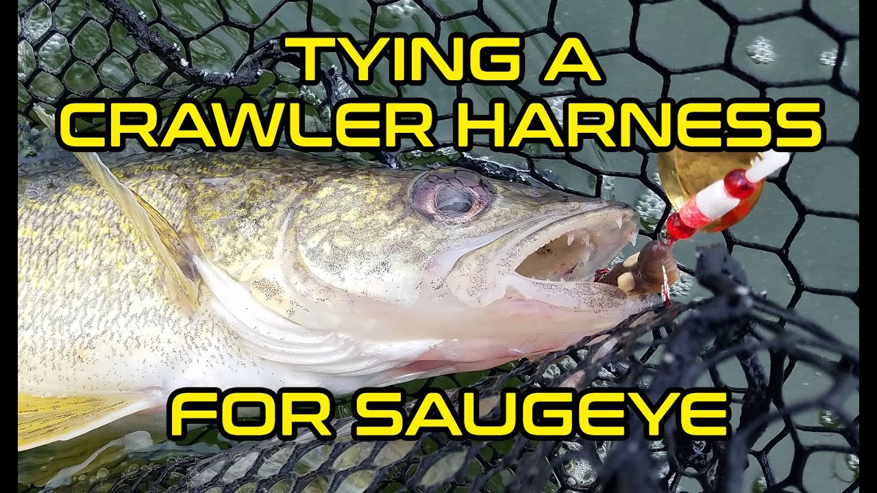Tying a Crawler Harness - YouTube