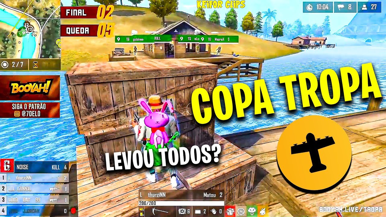 COPA TROPA SEMI FINAL - JOGADA EPICA DA LOUD, LOS GRANDES QUEBROU A ...