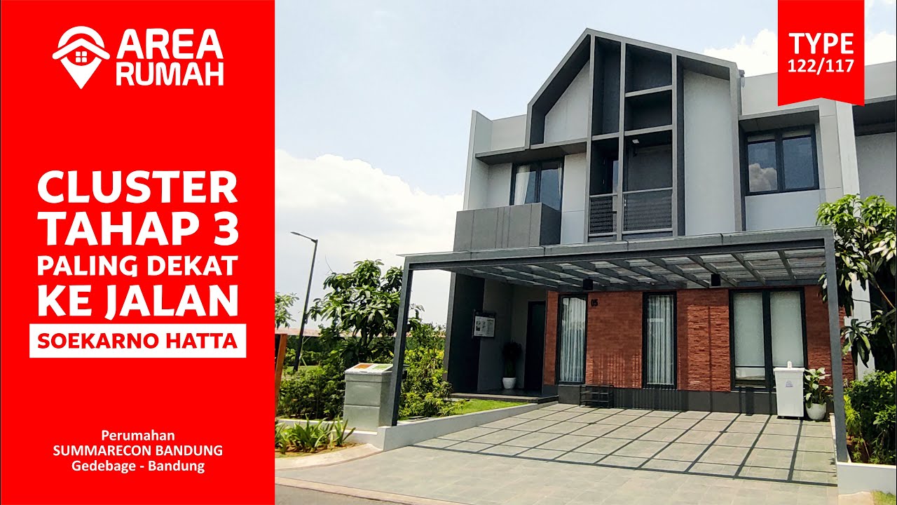 Cluster Genova Type 122/117 Dekat Soekarno Hatta | Summarecon Bandung | Rp. 2.6 Milyar | Area ...
