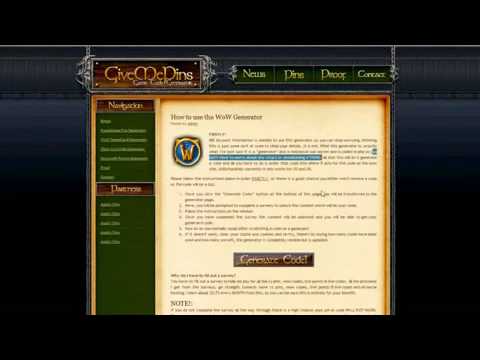 Free World Of Warcraft Prepaid Game Card Codes!!! - YouTube
