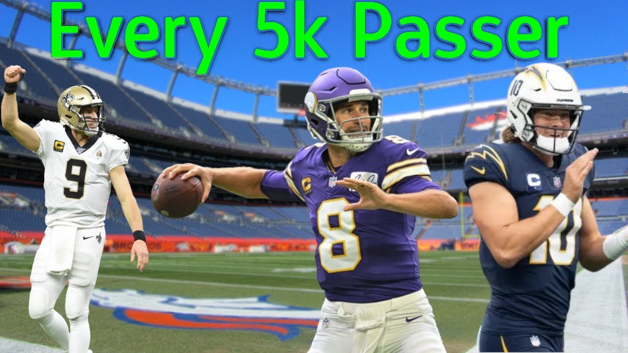Can You Name Every 5,000 Yard Passer - YouTube