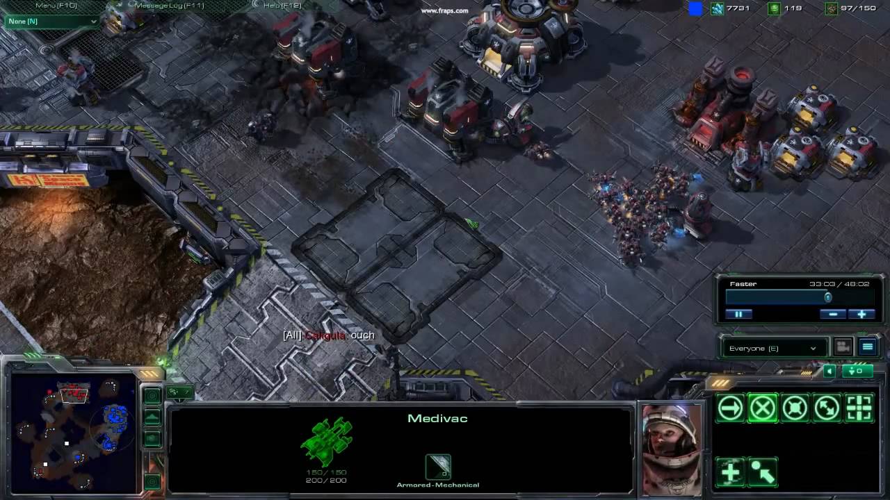 Starcraft 2 Nuke Gameplay - YouTube