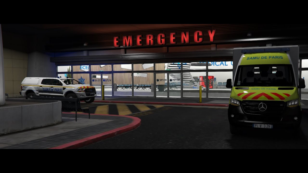 FiveM serveur FR SAMU FRANCHPARADISE RP - YouTube