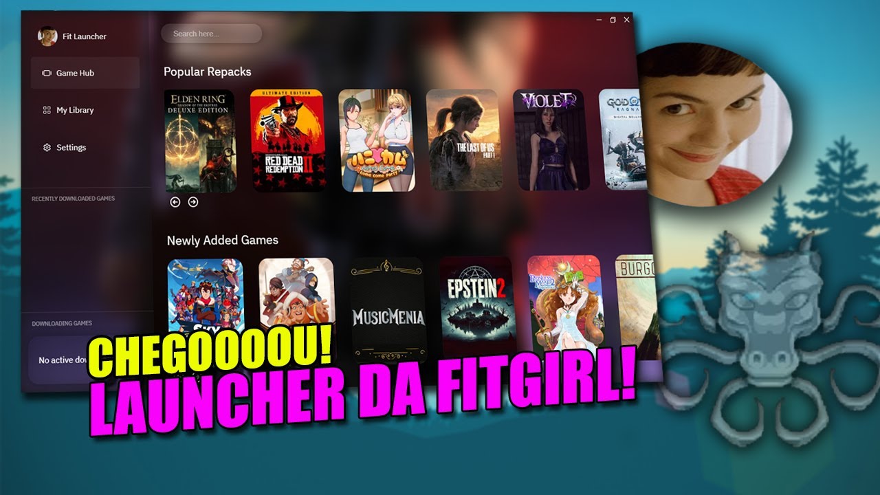 CHEGOOOU O LAUNCHER DA FITGIRL - O Fit Launcher - YouTube