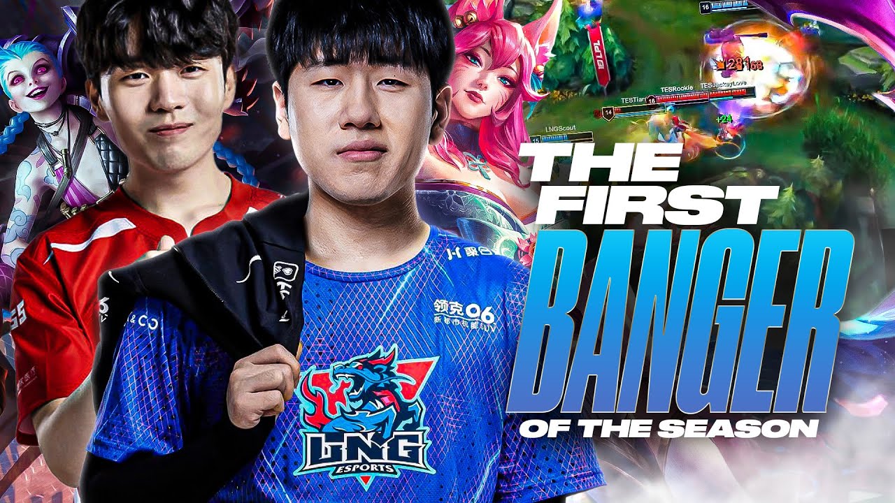 ROOKIE VS SCOUT LPL SUMMER BEGINS - LNG VS TES - CAEDREL - YouTube