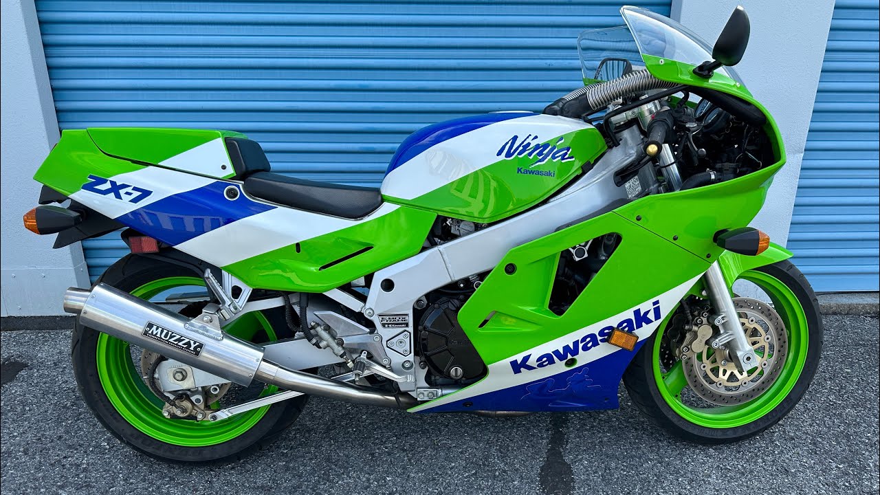 Kawasaki ZX7 1989 H1 - YouTube