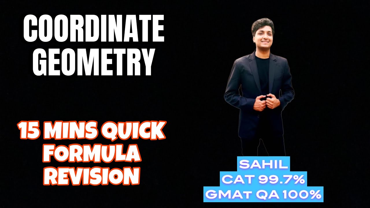 Coordinate Geometry - Quick 15 mins Formula Revision - Quants CAT XAT ...