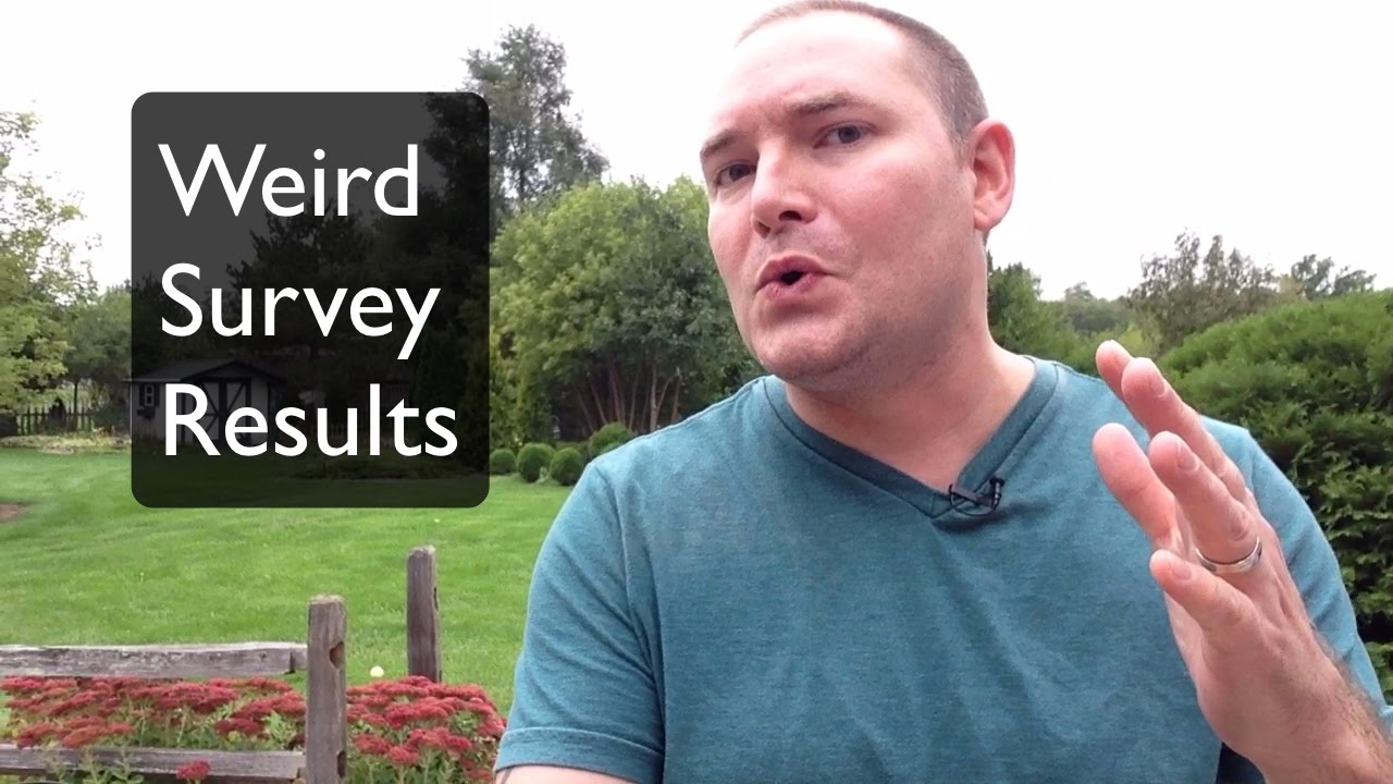 Weird Survey Results (Week 1 Of 3 Videos Per Week) - YouTube