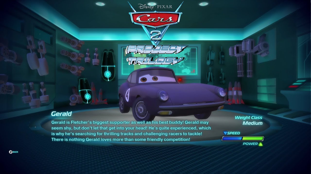 Cars 2 The Video Game Project Triology Gerald - YouTube