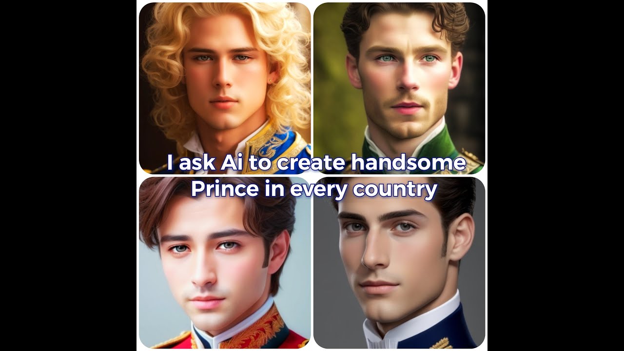 I Ask AI to create handsome prince in every country Part1 - YouTube