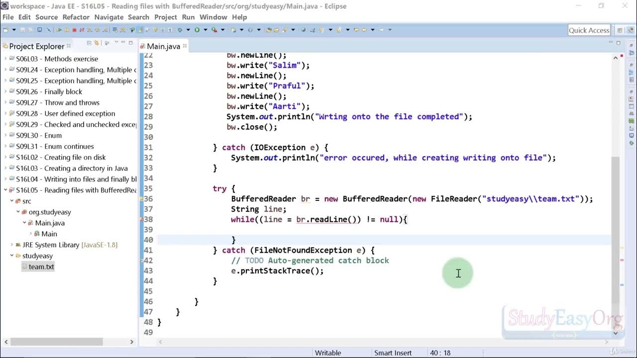 178 Reading files with BufferedReader ( Please SUBSCRIBE Our Channel ) - YouTube