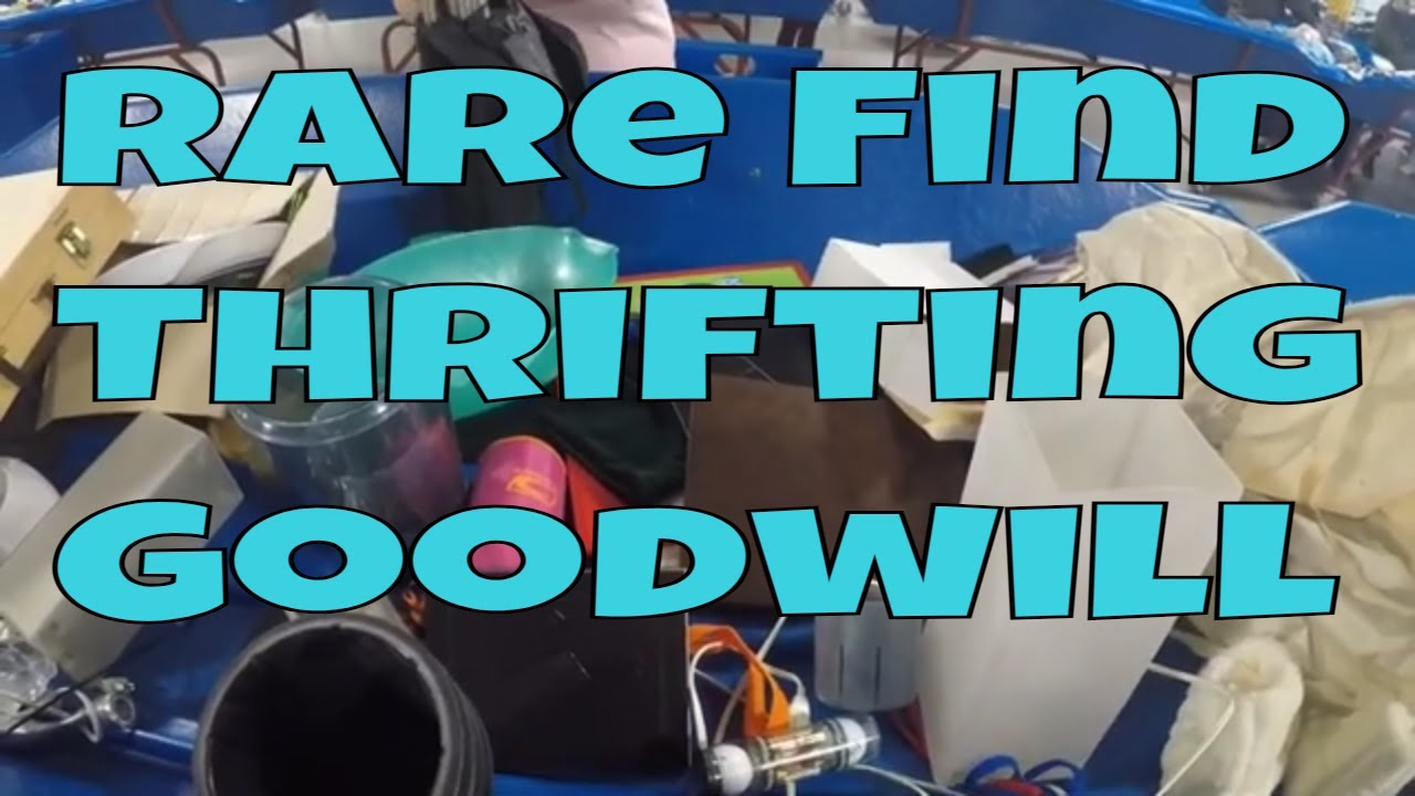 Rare Find Thrifting Goodwill - YouTube