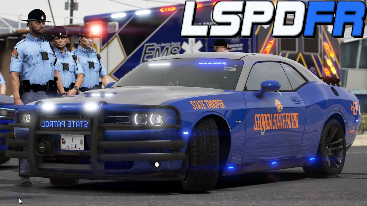 Georgia State Patrol | Traffic Stop Leads To Drug Bust | GTA 5 LSPDFR ...