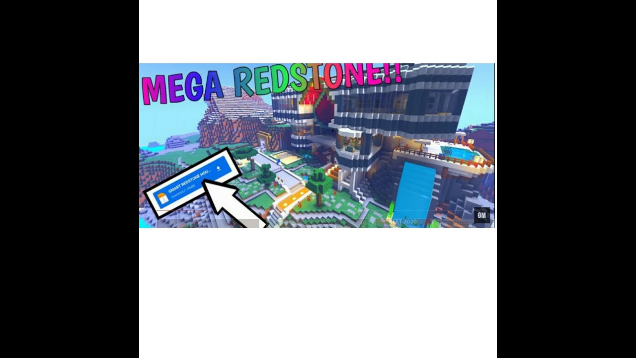 Mega redstone house download for minecraft pe - YouTube