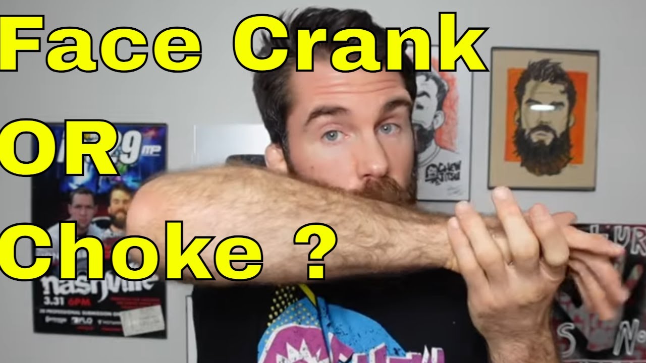 Rear Naked Choke VS Face Cranks During a BJJ Roll in Training - YouTube