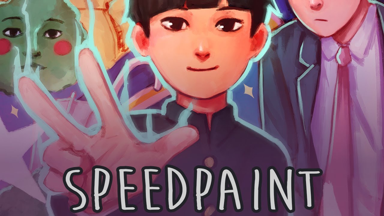 100% Friendship - Mob Psycho 100 [Speedpaint] - YouTube