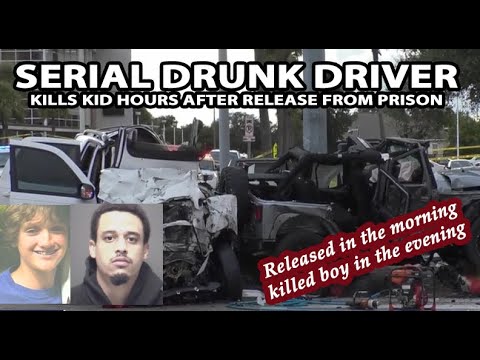 Serial Drunk Driver Released from Prison Gets Drunk Drives and Kills 14 year old boy - YouTube