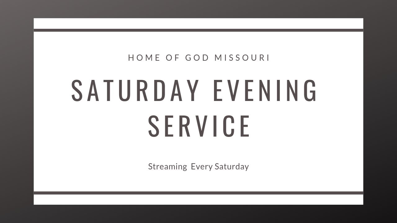 Saturday Evening Church Service 10/31/2020 - YouTube