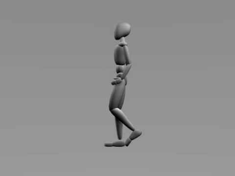 Blender biped rig walk cycle - YouTube
