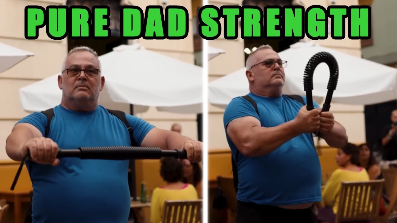 NOW THIS IS DAD STRENGTH! - YouTube
