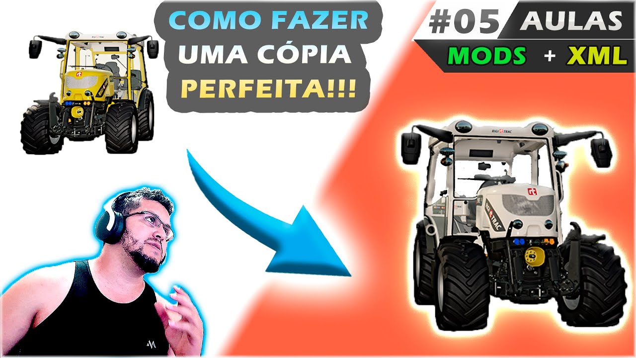 FS 22 Aulas Modding #05 - Como copiar um MOD do jogo | Criar MOD a ...
