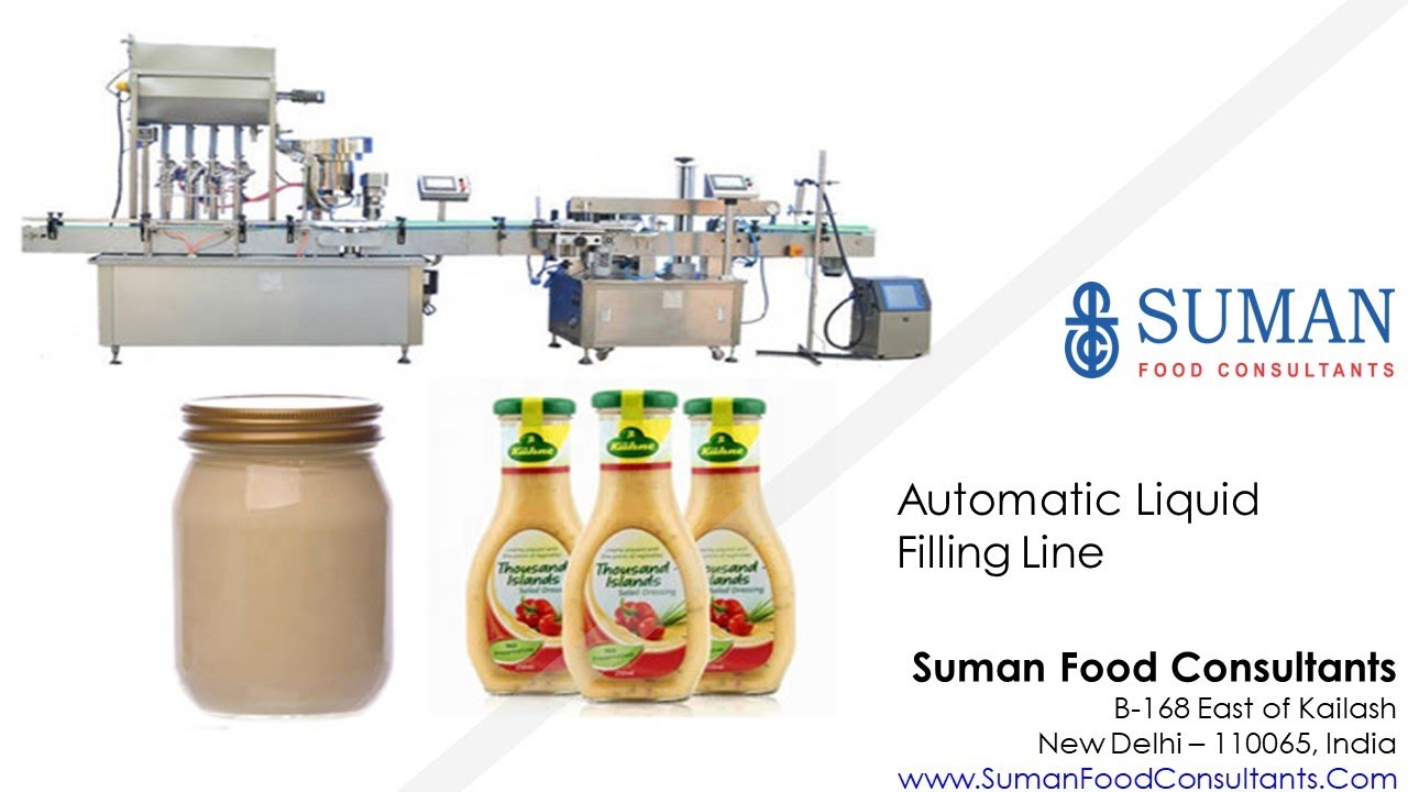 Liquid Filling Packaging Line | Automatic Line | Edible Oil | Juices ...
