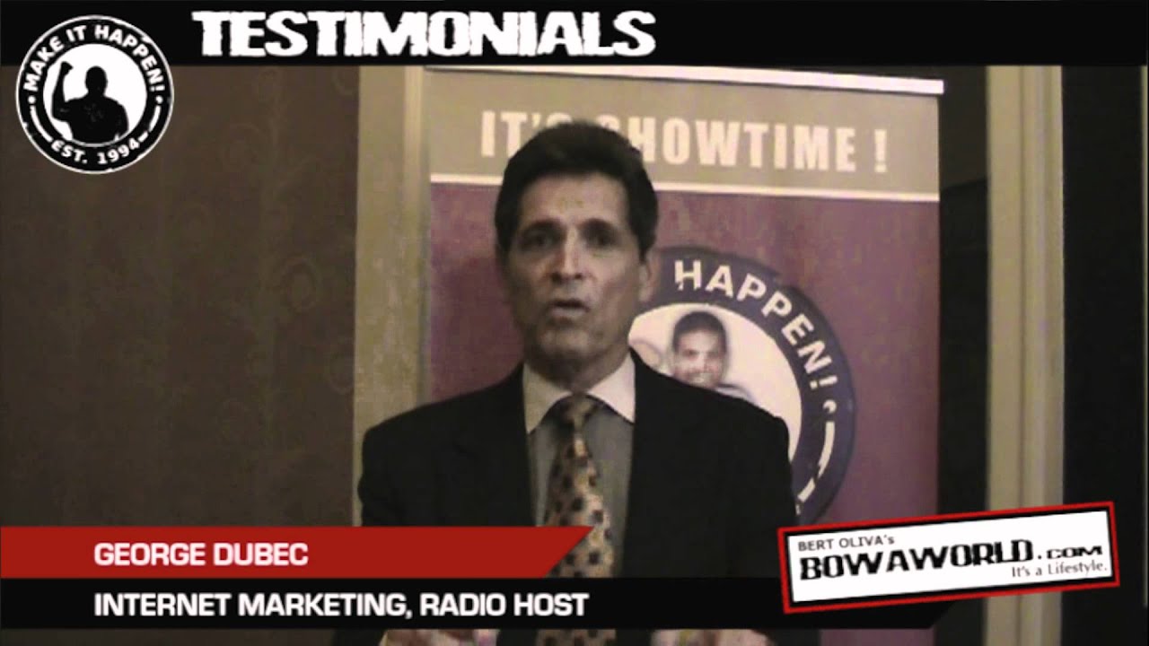 BERT OLIVA: RADIO HOST | GEORGE DUBEC - YouTube