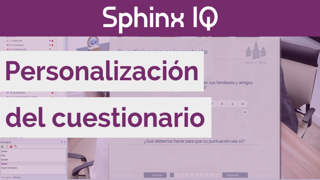Programar encuestas multicanal con iQ: personalización del cuestionario - YouTube