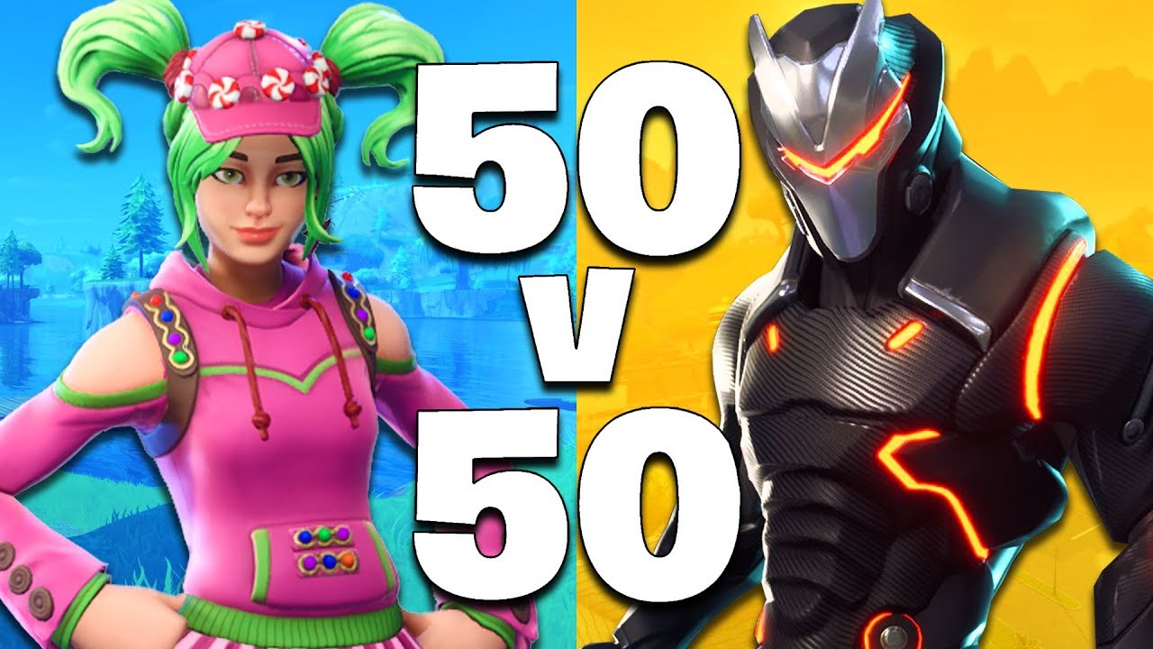 *NEW MODE* 50 vs 50 IS BACK!! (Fortnite Battle Royale) - YouTube