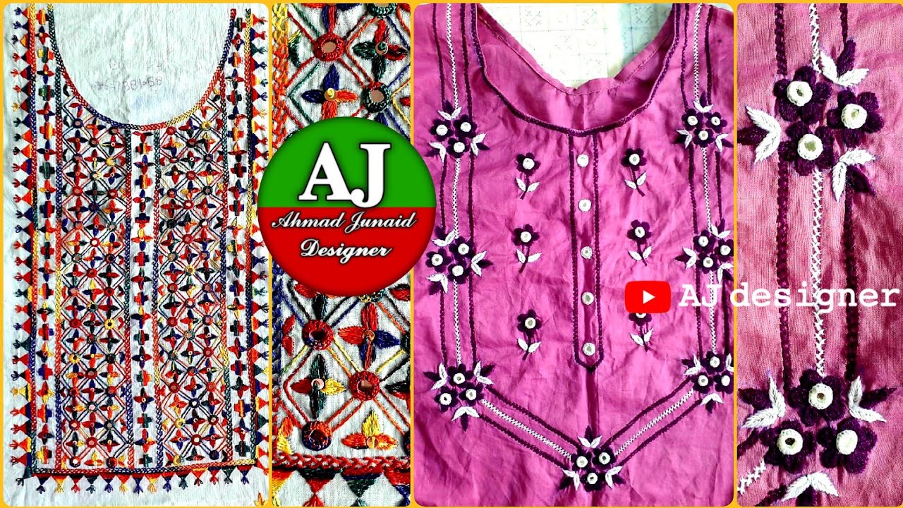 hand embroidery design | silky thread embroidery | pasham embroidery ...