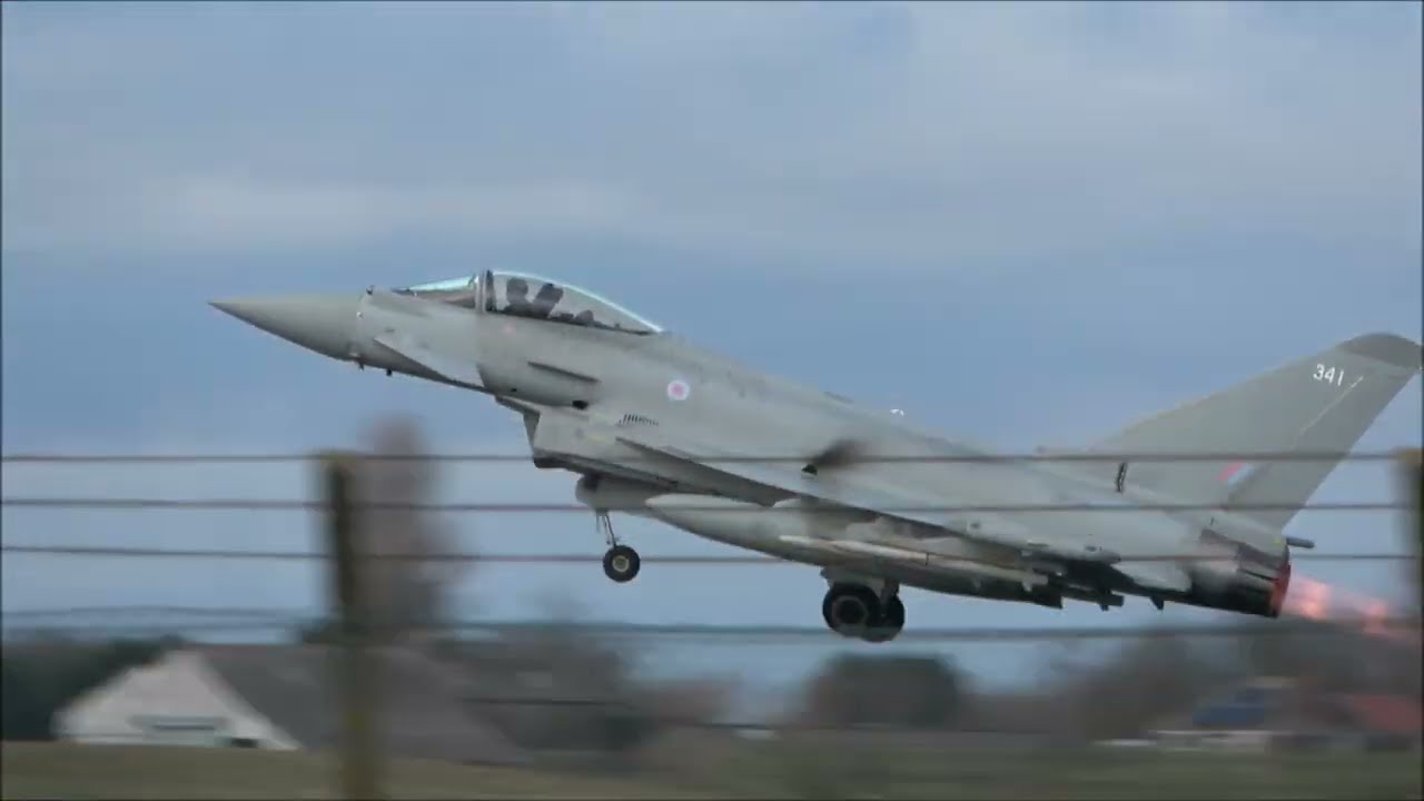 QRA launch at RAF Coningsby. 8;2;22. - YouTube