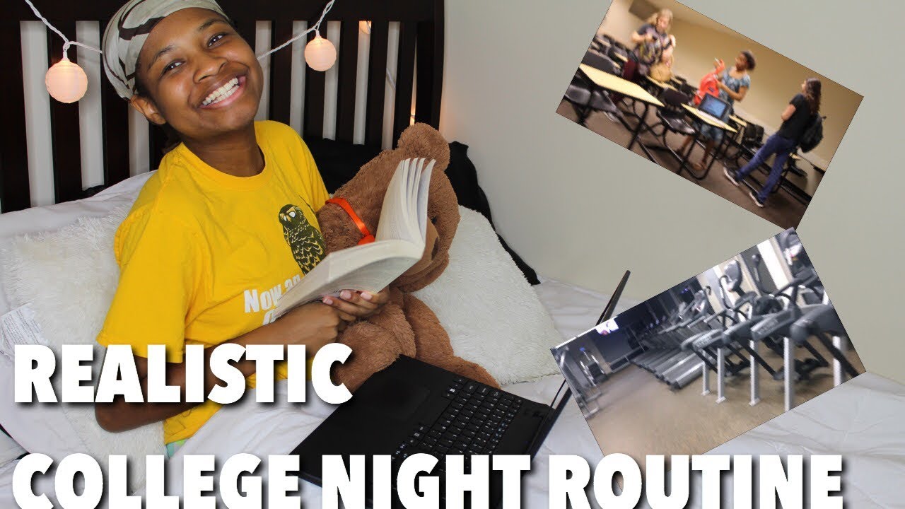 MOST REALISTIC College Night Routine!!| 2017 - YouTube