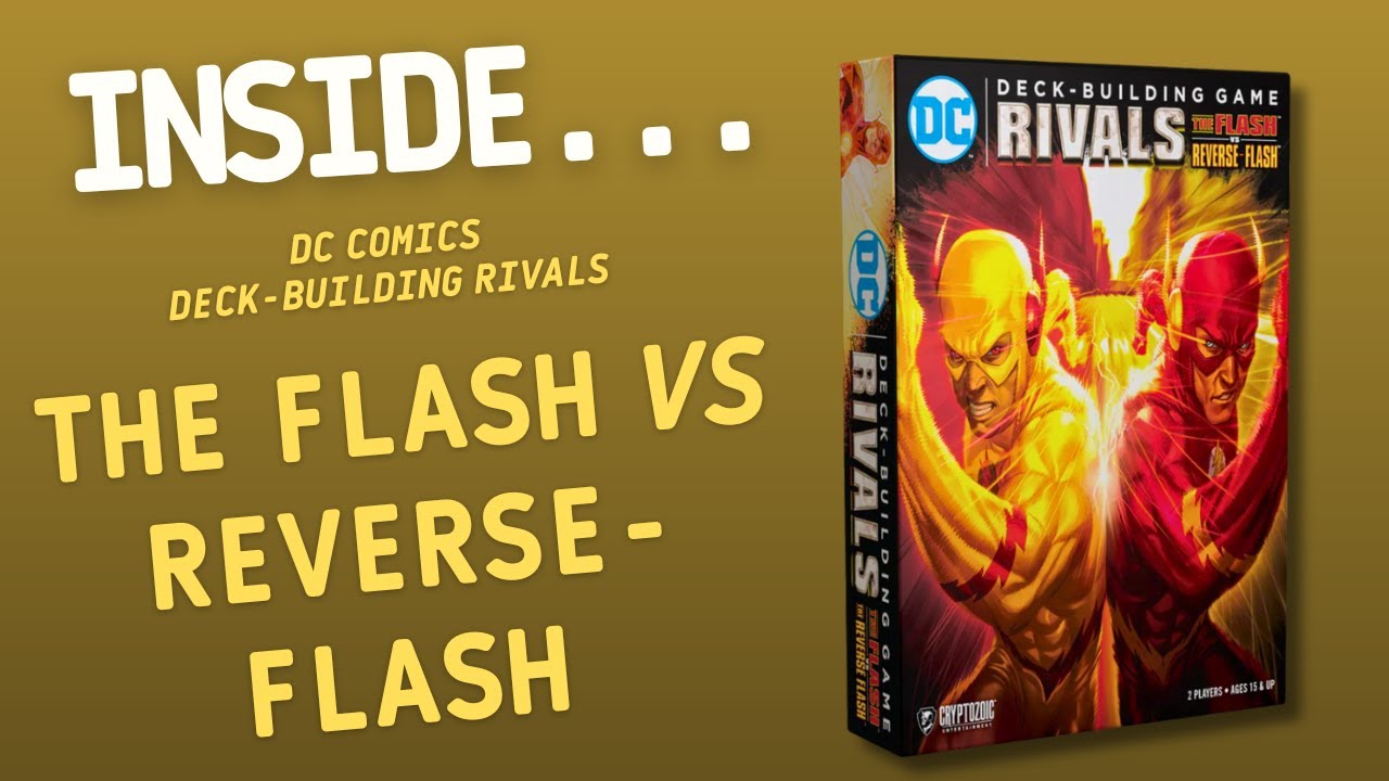 DC Comics Deck-building Game Rivals The Flash vs The Reverse-Flash ...