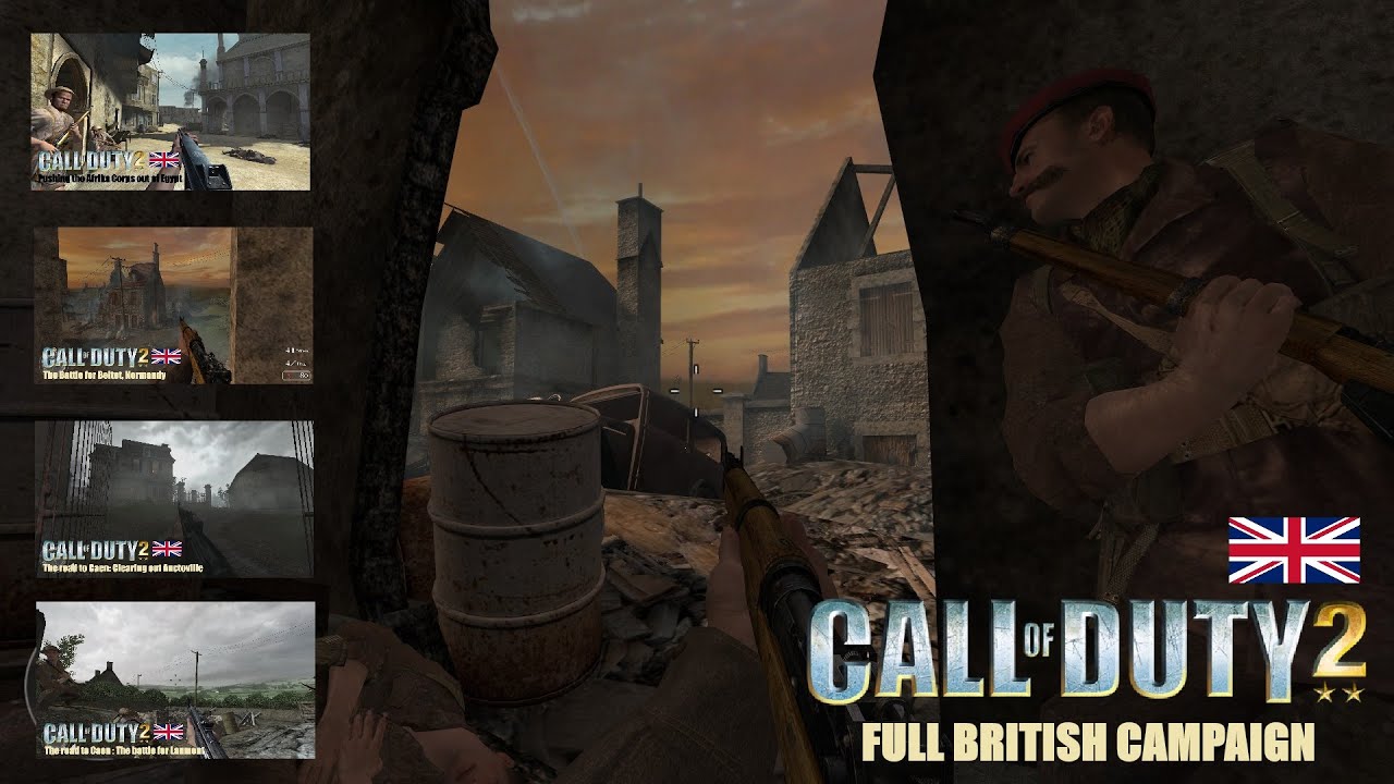 Call of Duty 2 Full British Campaign - YouTube