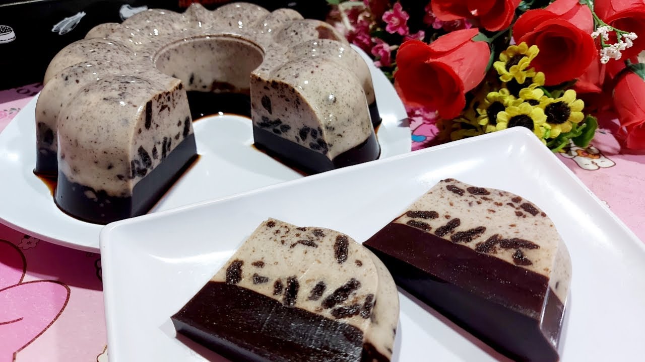 RESEP PUDING OREO COKELAT DENGAN BAHAN SIMPEL TAPI ENAK BANGET PAKAI ...