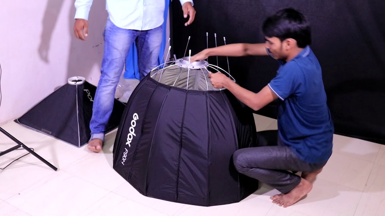Godox Softbox P90H Unboxing in Hindi - YouTube