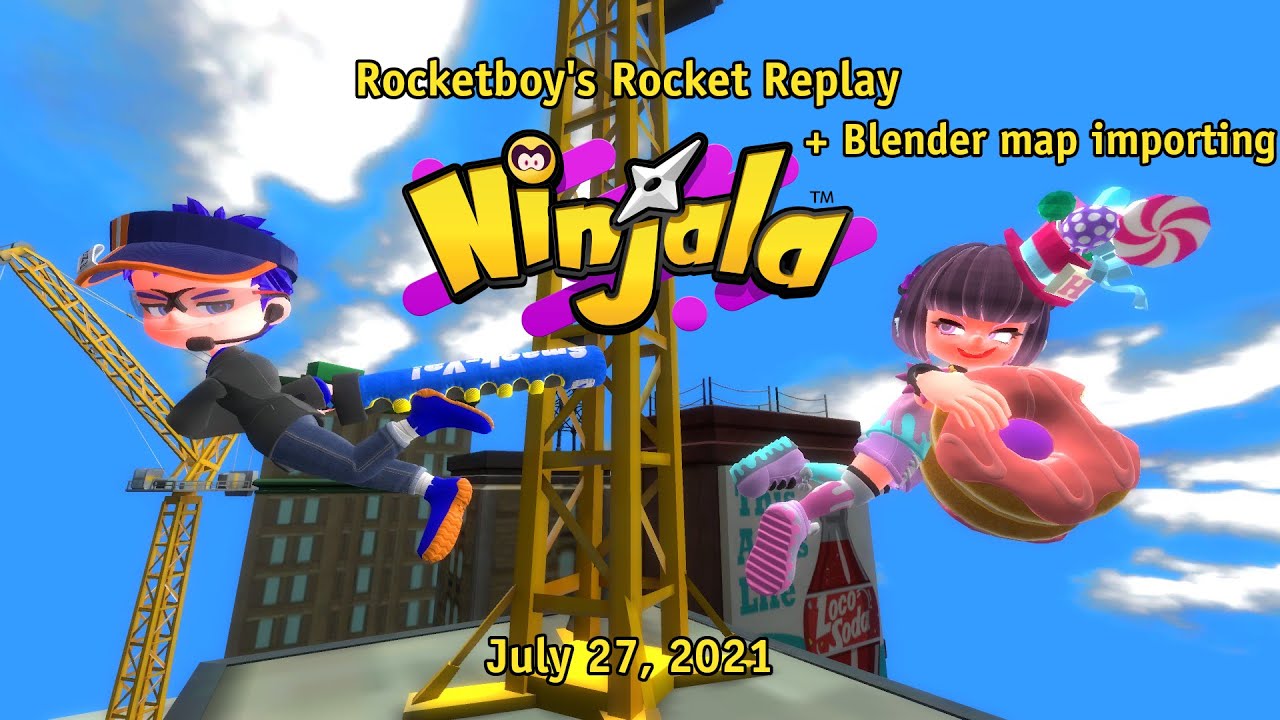 RRR July 27, 2021: Ninjala (+Blender Map Importing) - YouTube