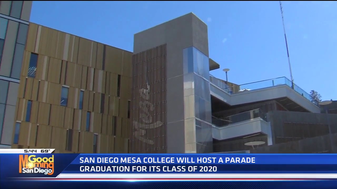 KUSI-SD: San Diego Mesa College Will Host Graduation Parade - YouTube