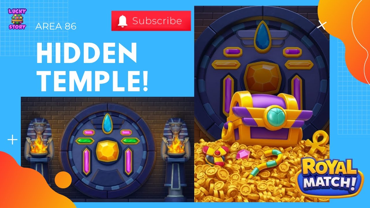 Royal Match Game Hidden Temple Area 86 | Royal Match #royalmatch - YouTube